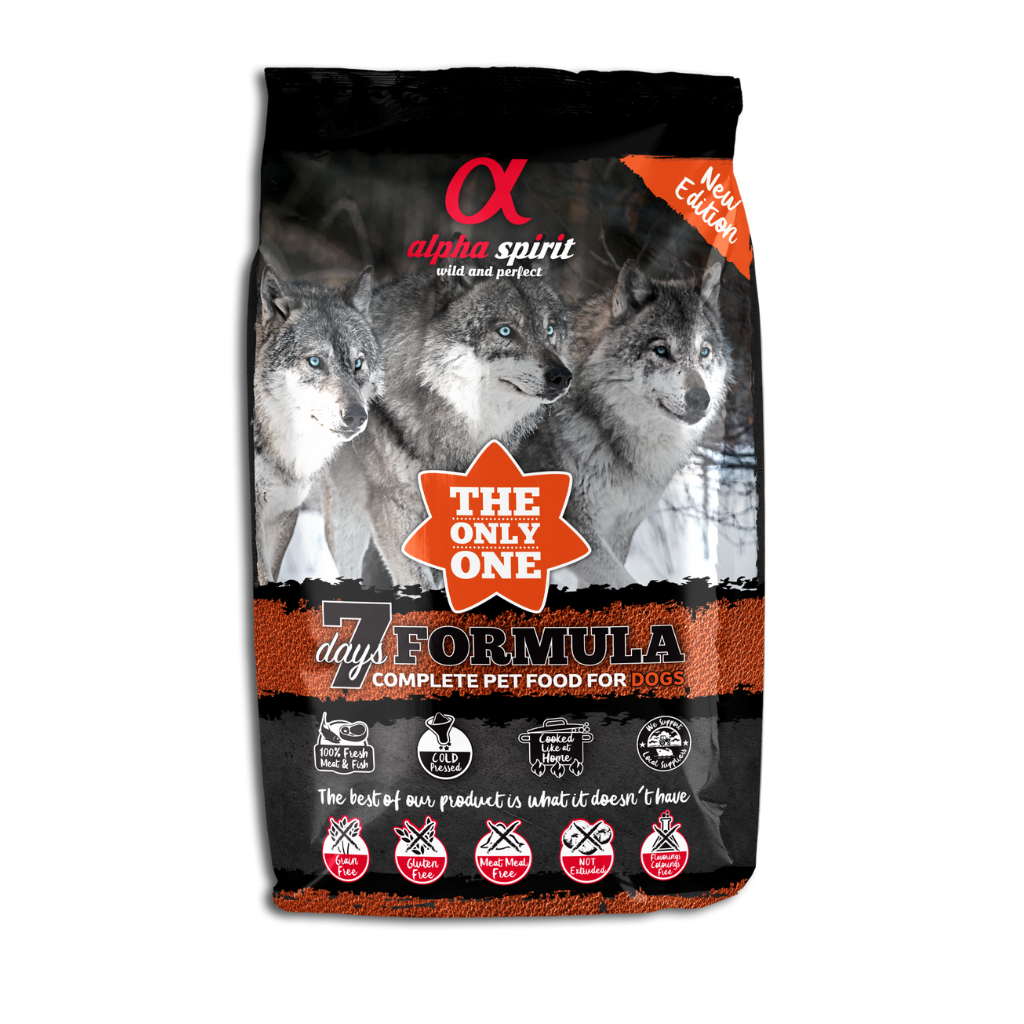 Alpha Spirit | 7 Days Formula Complete Dog Food – The Only One (3kg)